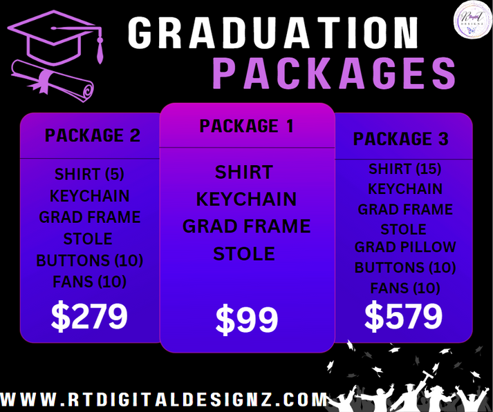 GRAD Package Price List Template – RT Digital Designz